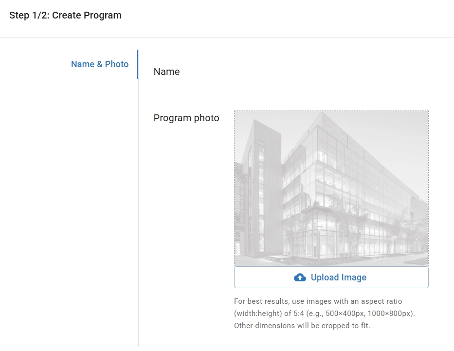 How to Create and Manage Programs