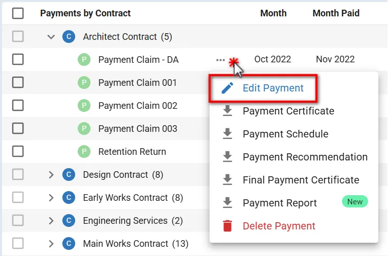 How to Edit and Delete Payments