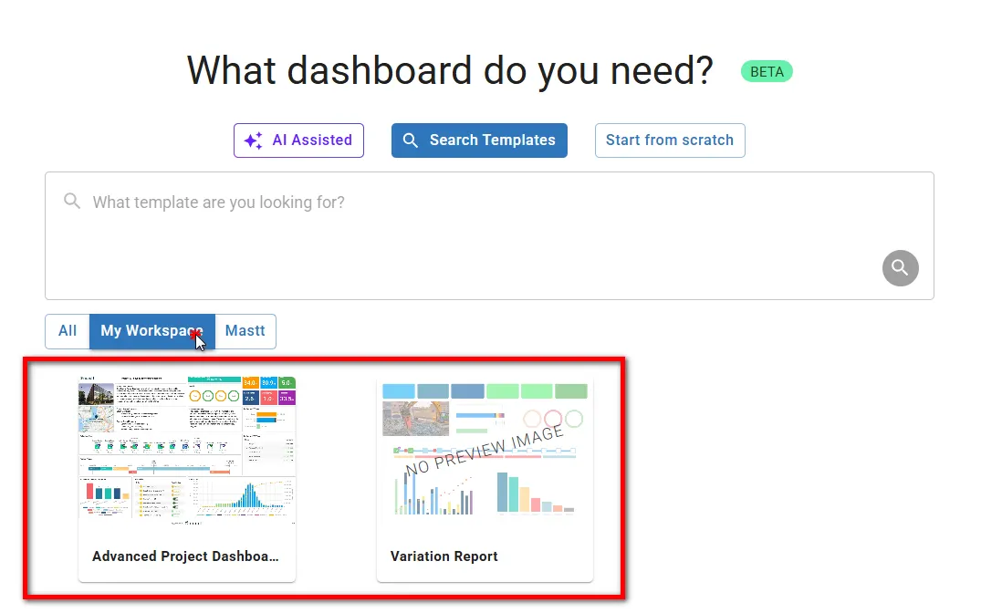 How to Create and Use Custom Dashboard Templates