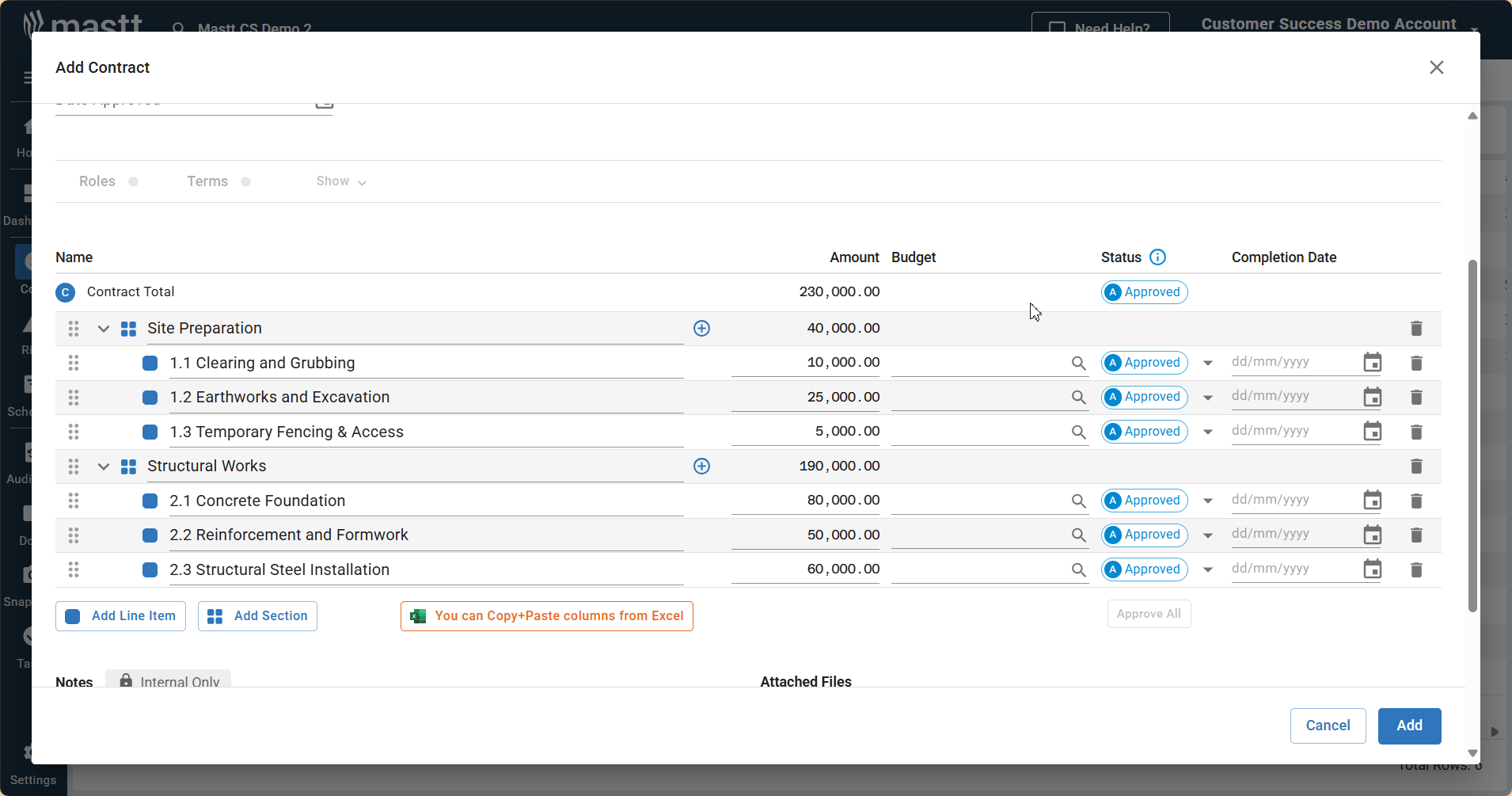 How to Set Up Advanced Contract Features