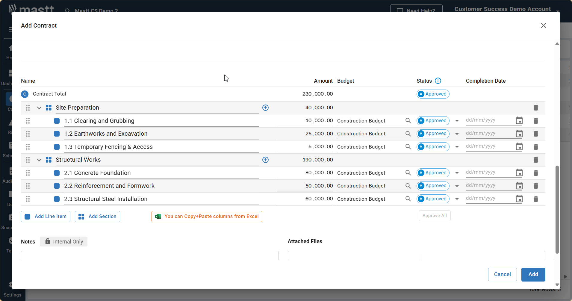 How to Set Up Advanced Contract Features